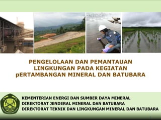 Pengelolaan dan Pemantauan Lingkungan | PPTX