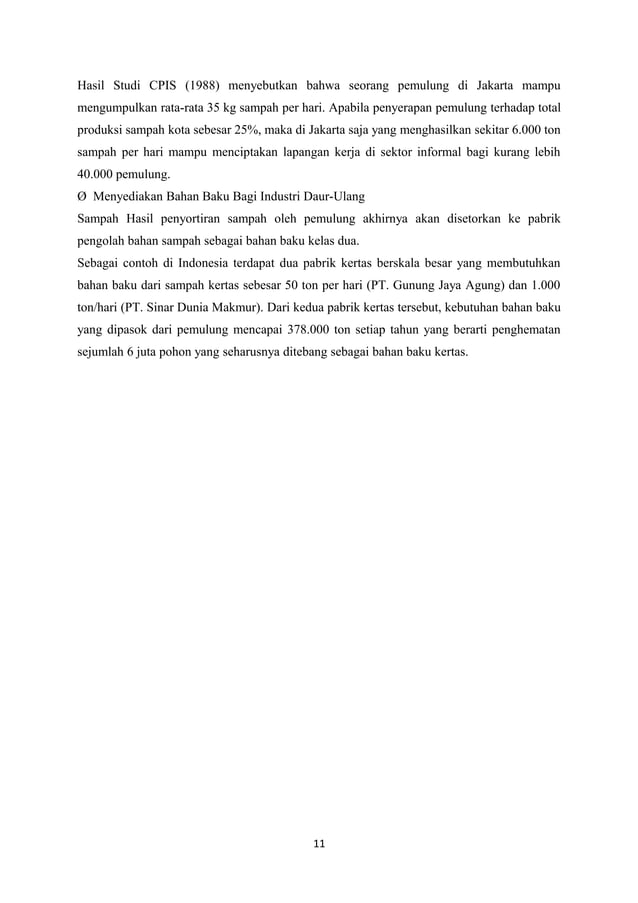 Pengelolaan dan pengolahan sampah anorganik | DOC