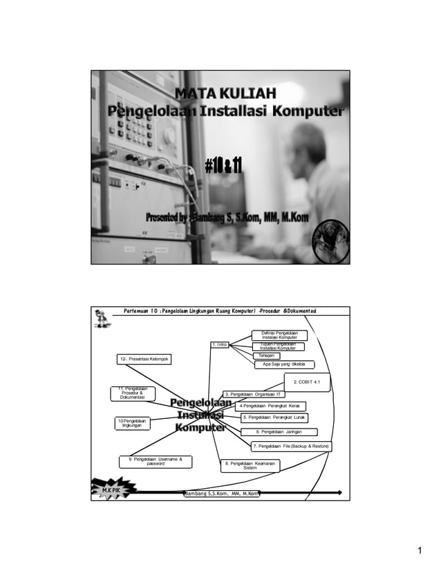 Pengelolaan installasi komputer 10 & 11 - pengelolaan lingkungan (ruang ...