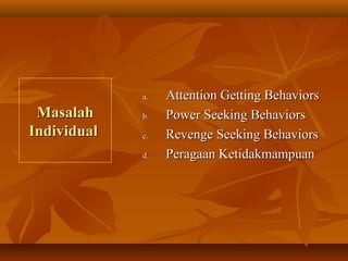 Pengelolaan kelas, | PPT