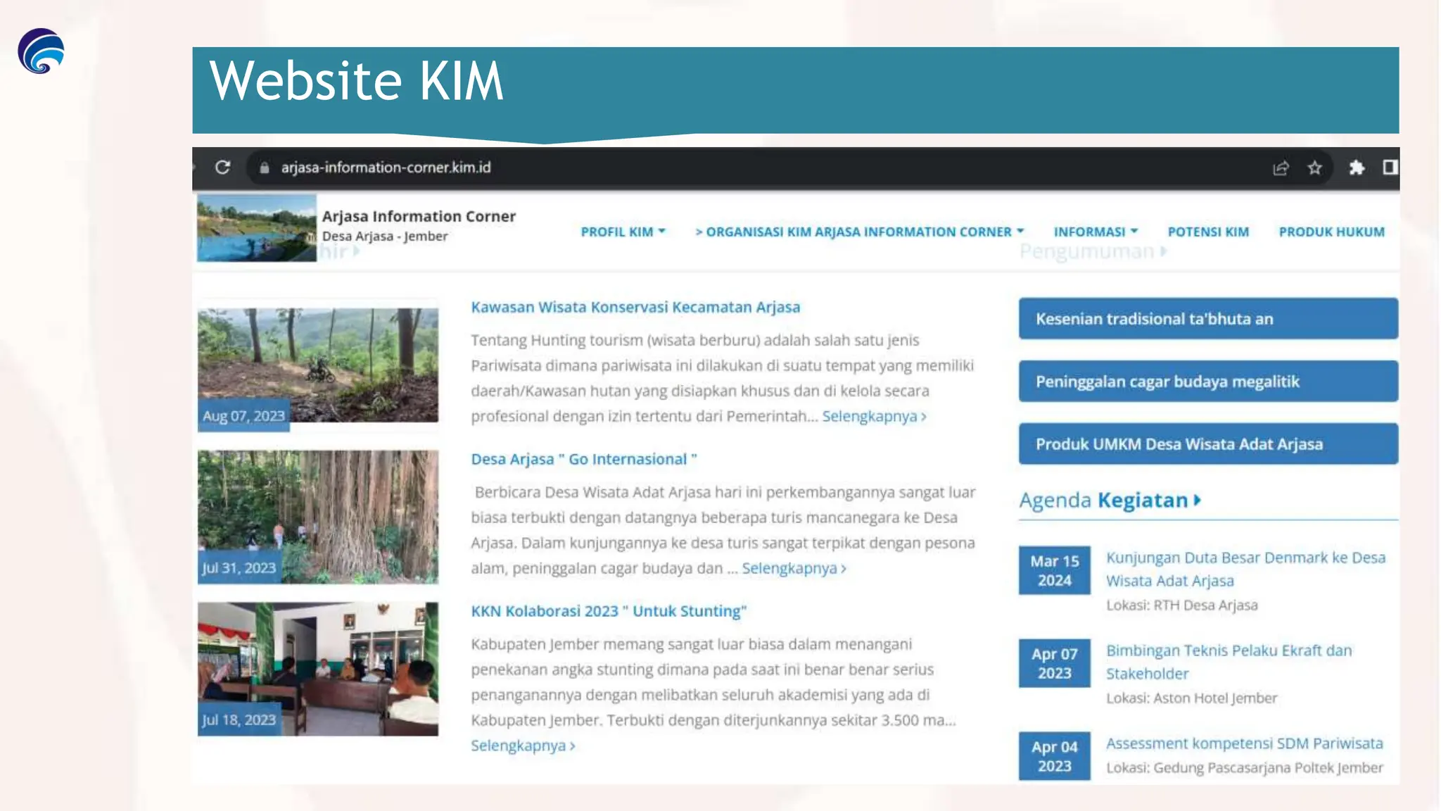 Pengelolaan Kemitraan Komunitas Informasi Masyarakat (KIM) 2024 | PPTX