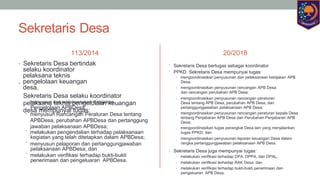 pengelolaan keuangan desa berdasarkan PMDN 20/2018 | PPTX