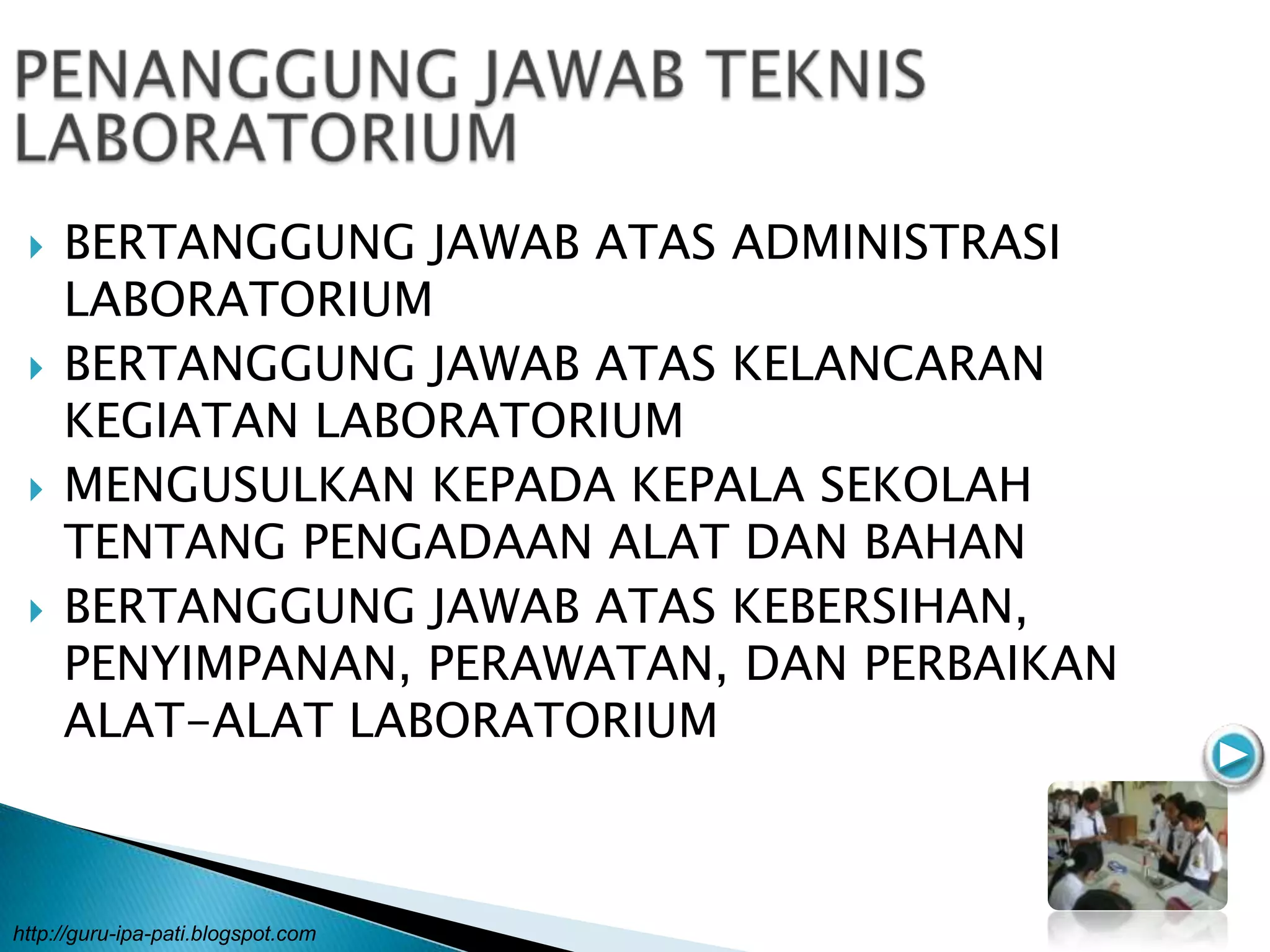 Pengelolaan laboratorium ipa | PPTX