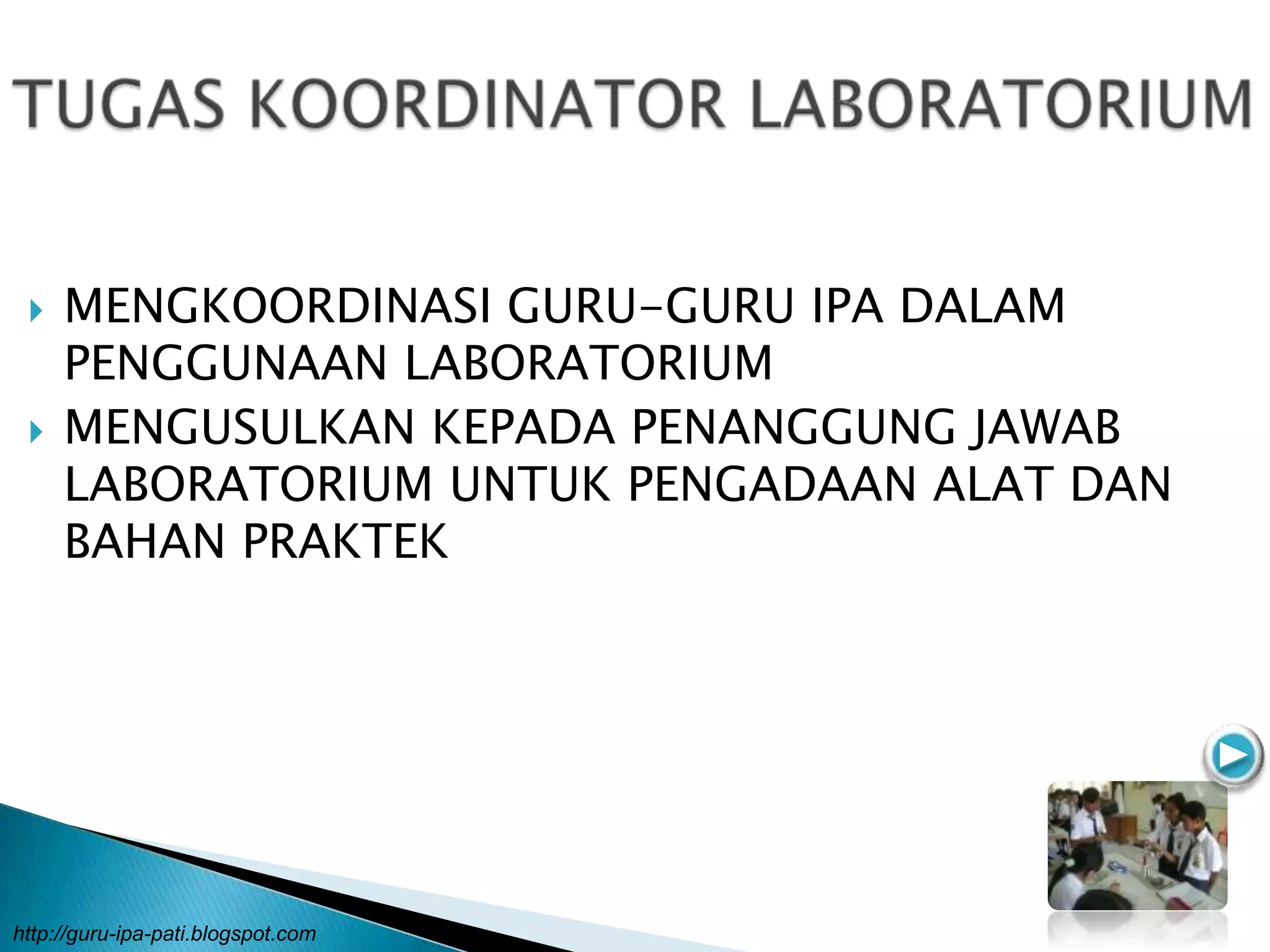 Pengelolaan laboratorium ipa | PPTX
