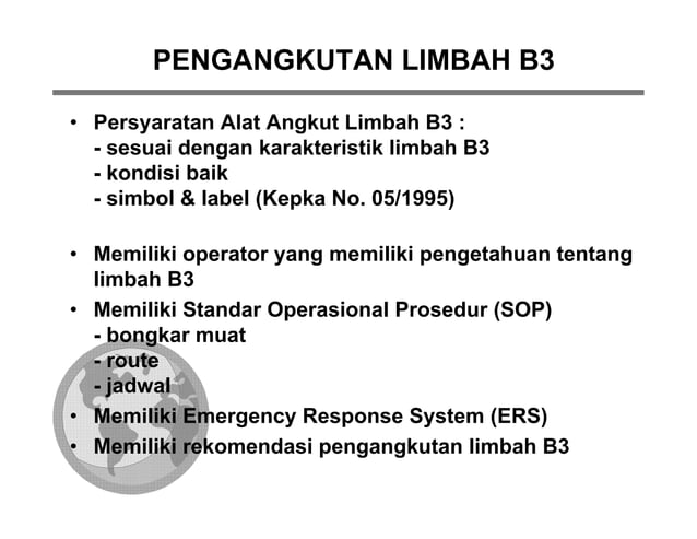 Pengelolaan limbah b3 | PDF