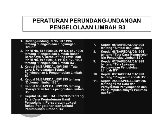 Pengelolaan limbah b3 | PDF