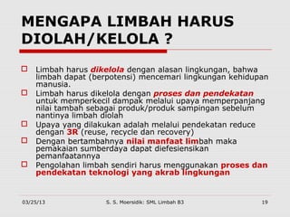 Pengelolaan limbah pdil | PPT