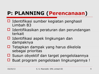 Pengelolaan limbah pdil | PPT