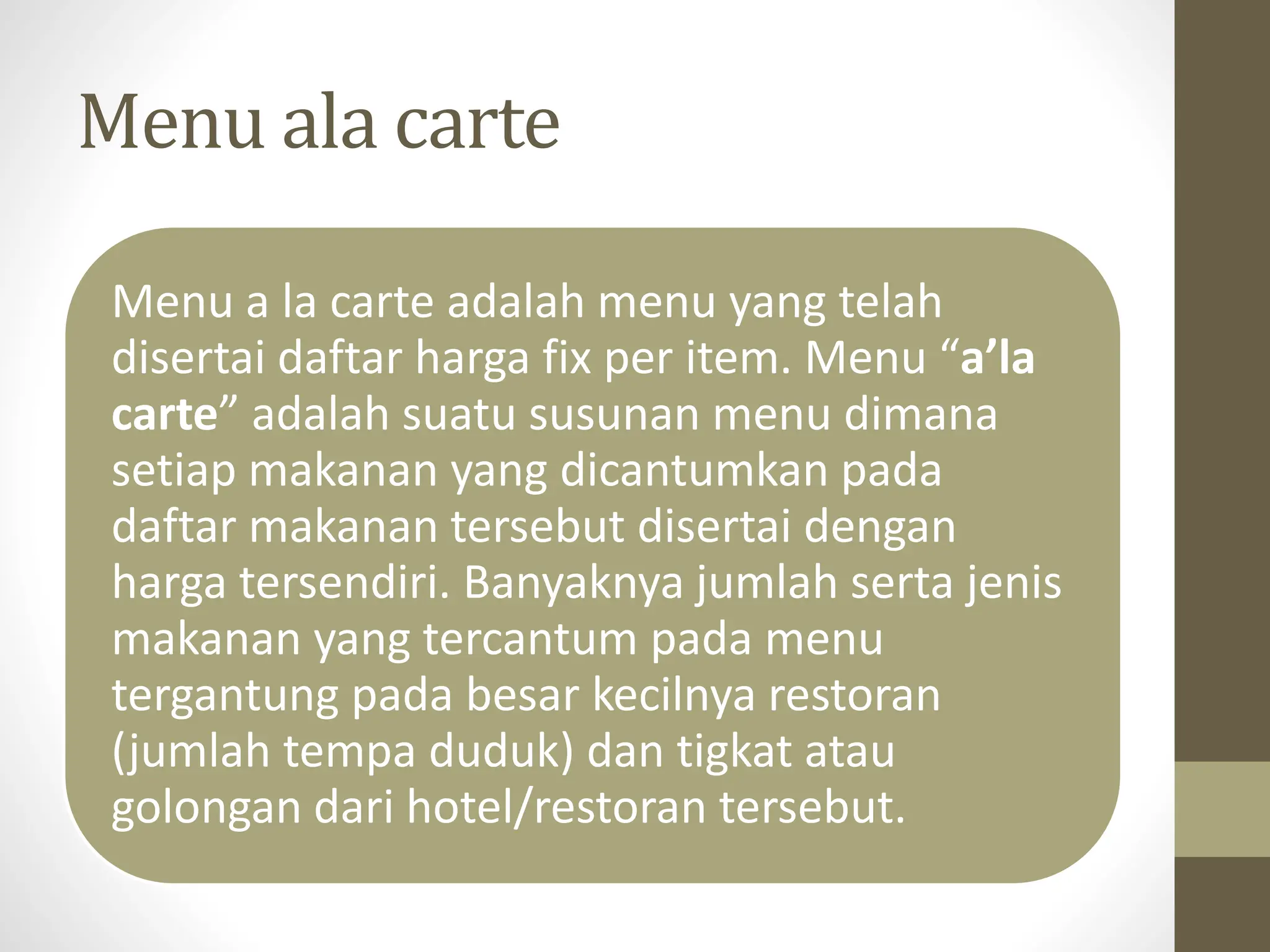Pengelolaan menu tata hidang .......pptx