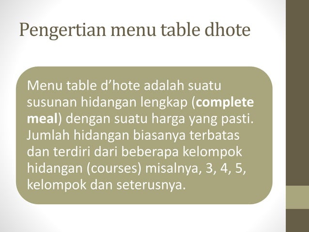 Pengelolaan menu tata hidang .......pptx