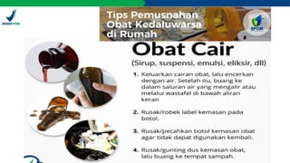 Pengelolaan Obat Rusak badan pengawas obat dab makanan | PPT