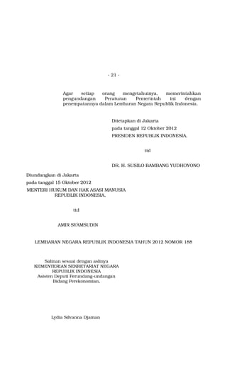 Pengelolaan persampahan rt terbaru pp no 81_tahun_2012 | PDF