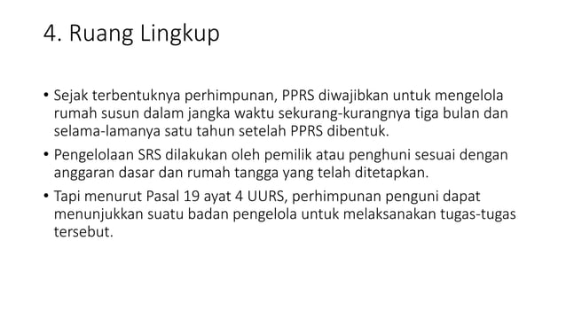 PLKJ Pengelolaan Rumah Susun Jakarta | PPT