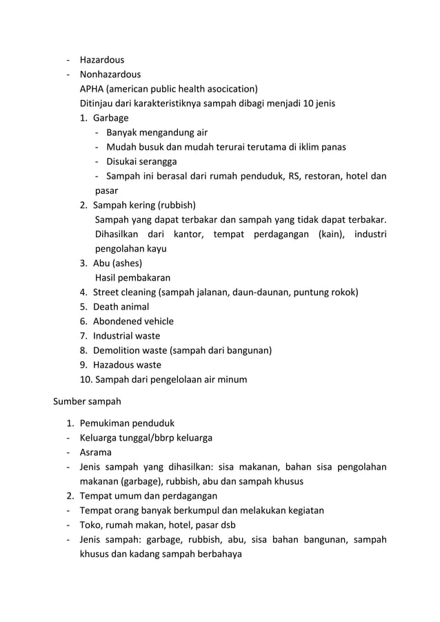 Pengelolaan sampah | PDF