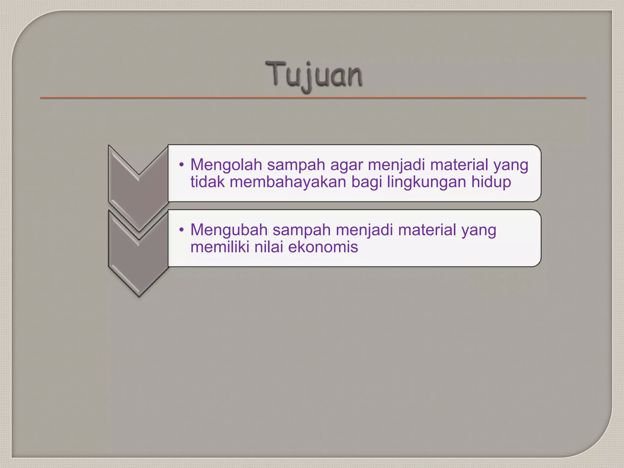 PPT Pengelolaan sampah | PPTX