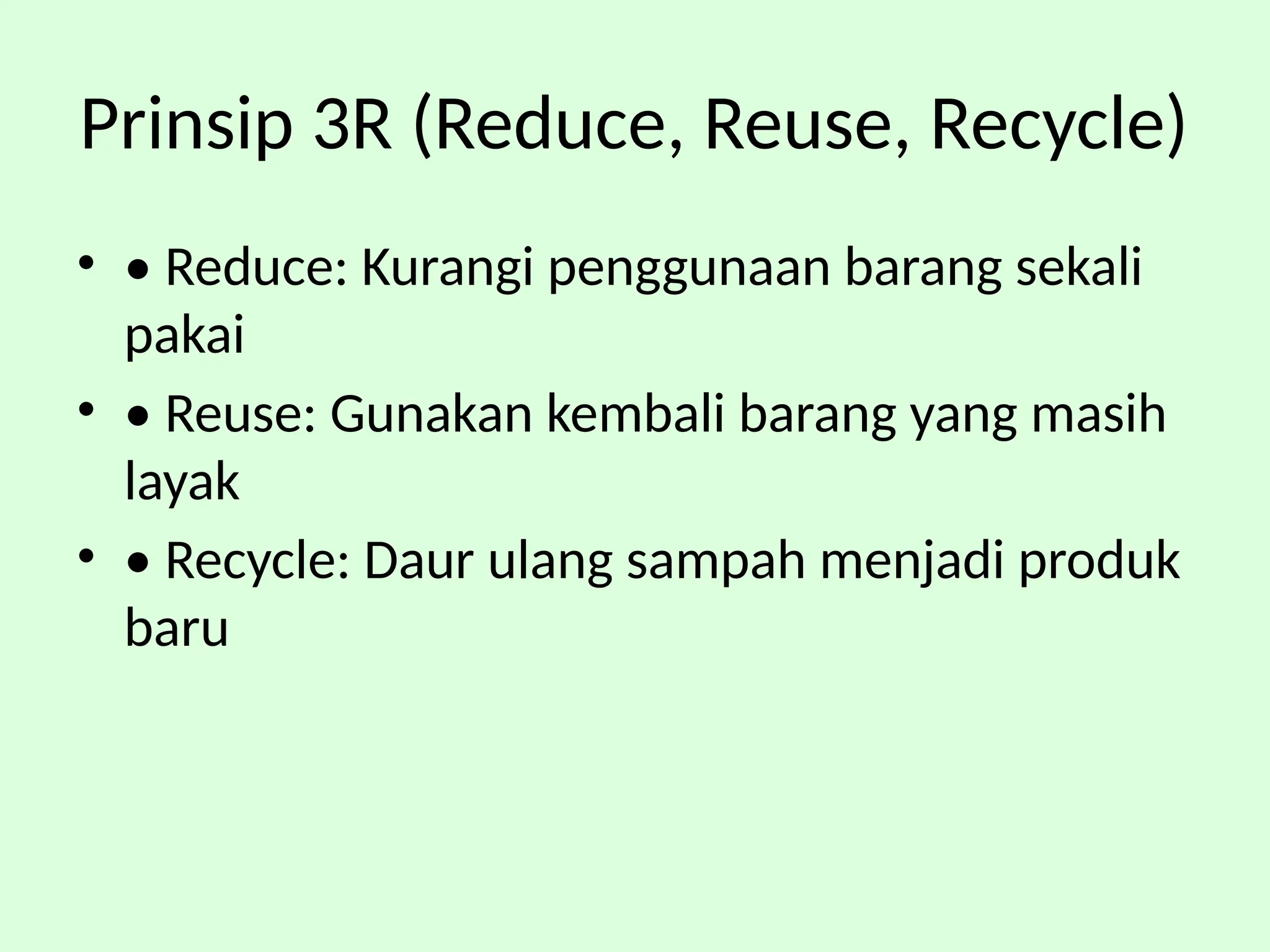 Mengenal dan Pengelolaan Sampah untuk lingkungan | PPTX