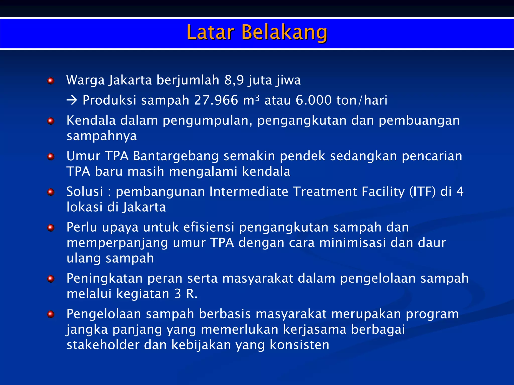 Pengelolaan Sampah Terpadu Berbasis Masyarakat Kel Cempaka Putih Timur Ppt