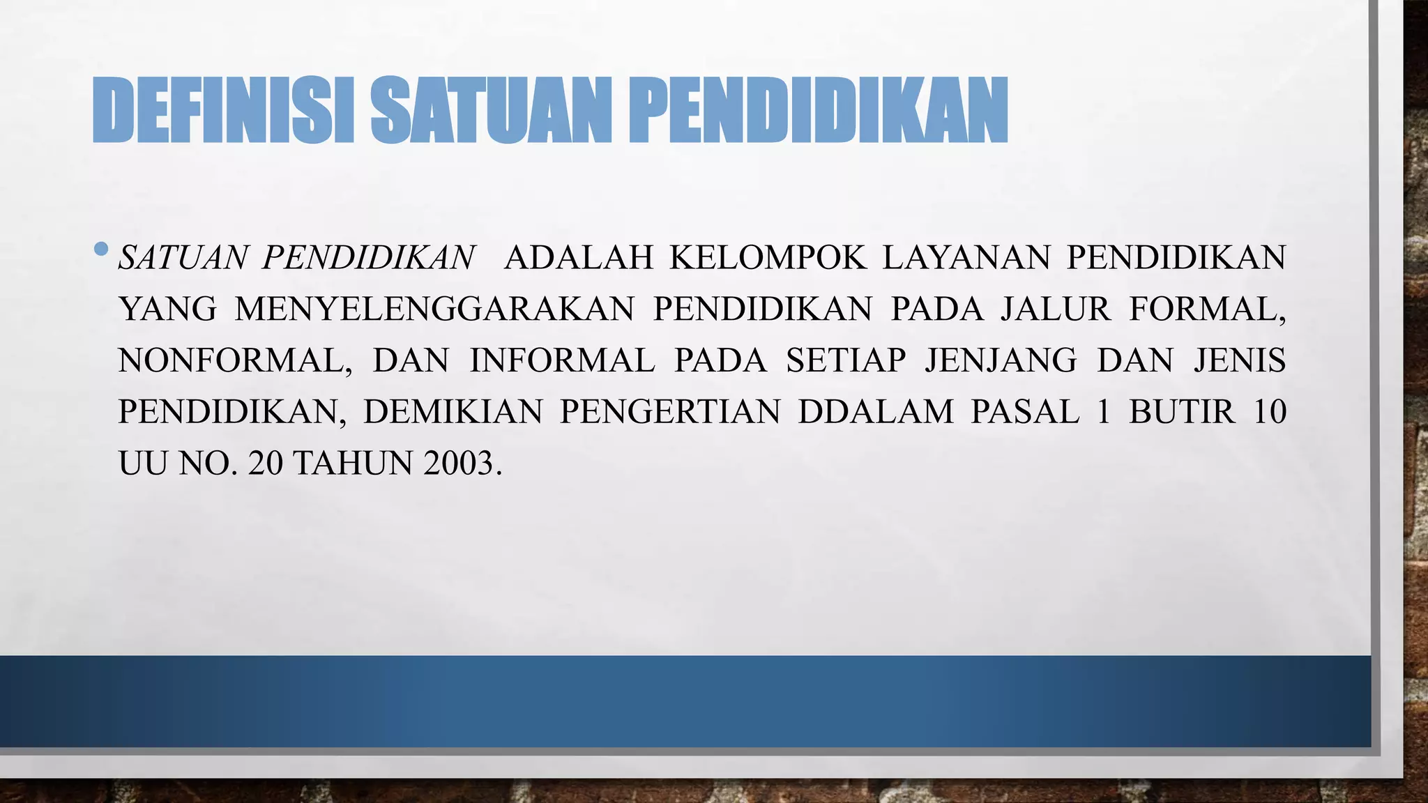 Pengelolaan satuan pendidikan | PPTX