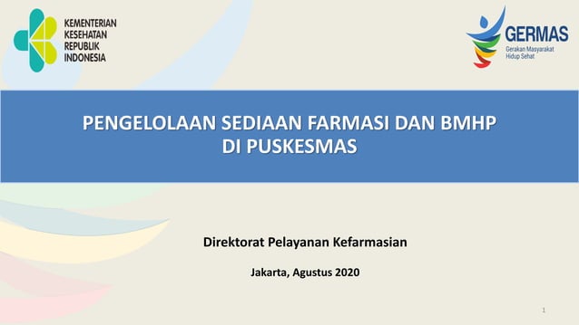 Pengelolaan Sediaan Farmasi dan BMHP di Puskesmas | PDF