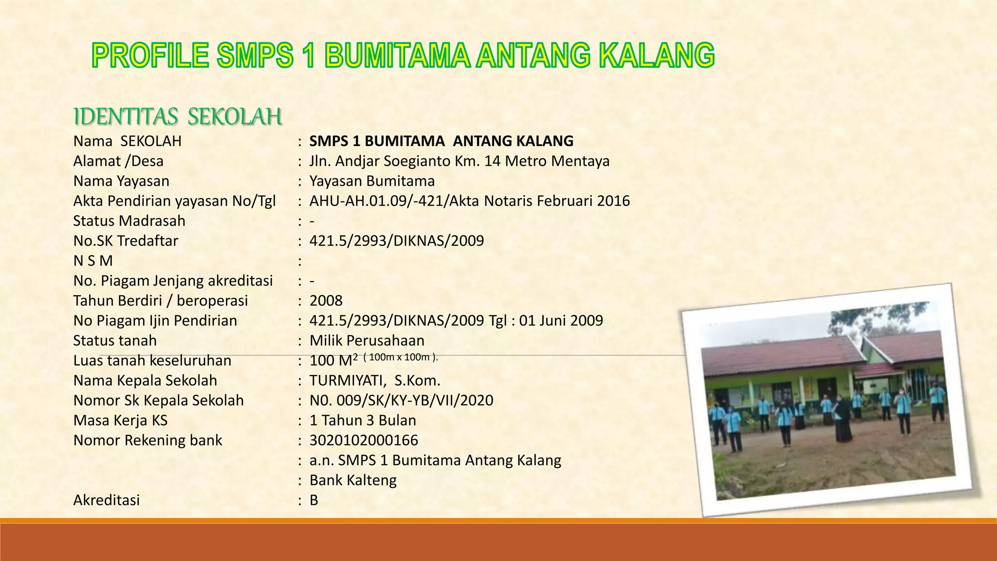 Pengelolaan sekolah SMPS 1 Bumitama AK.pptx