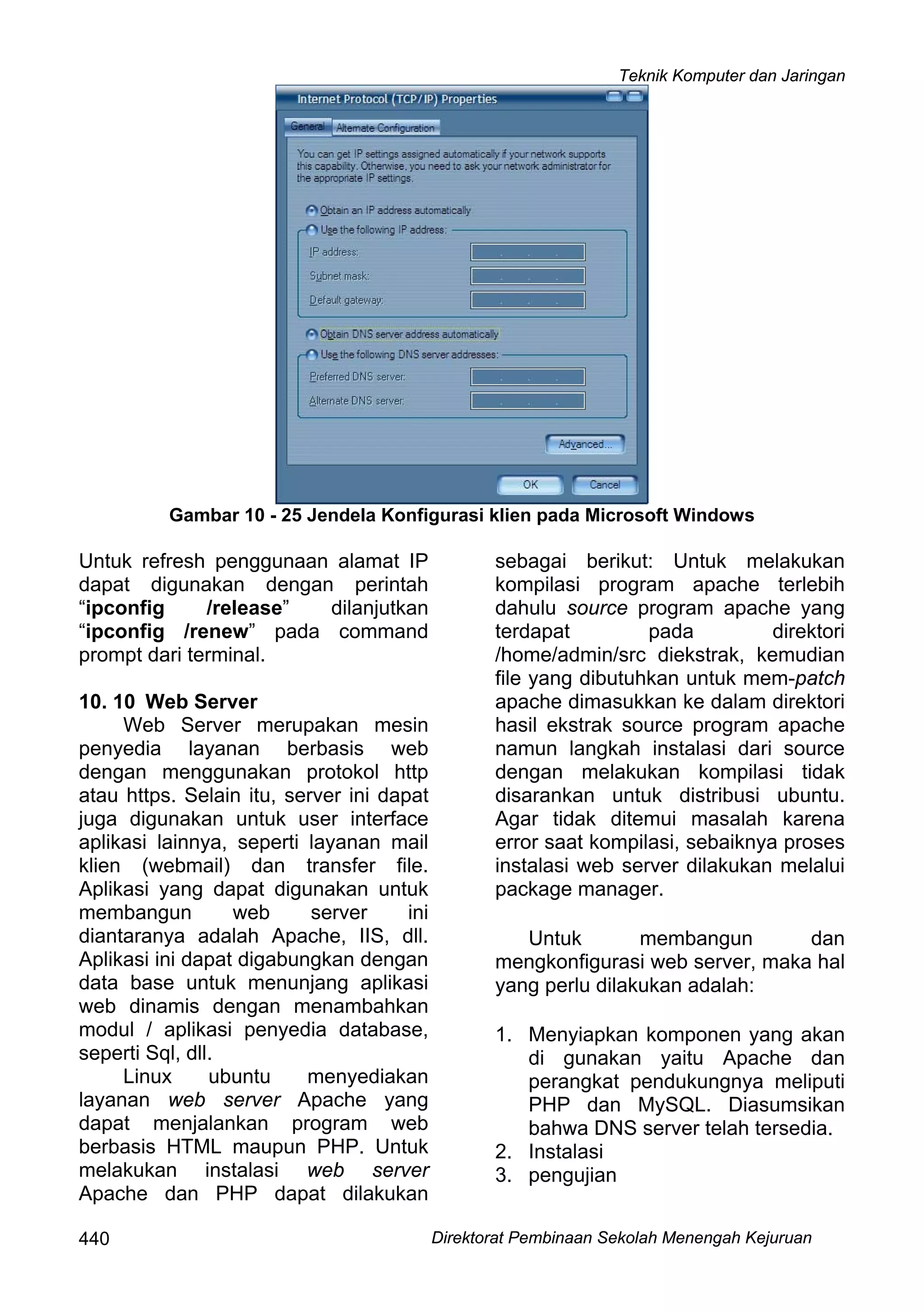 Pengelolaan server jaringan | PDF