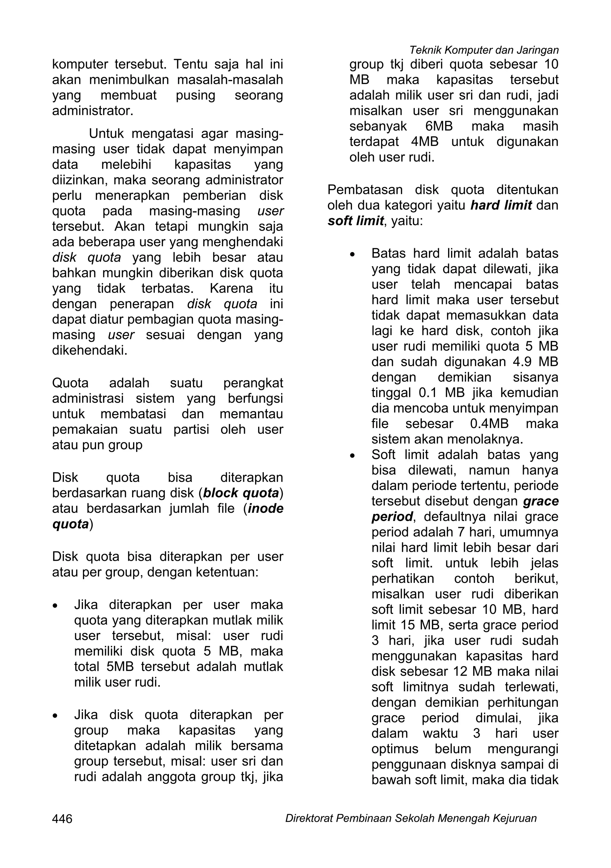 Pengelolaan server jaringan | PDF