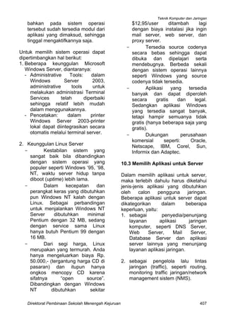 Pengelolaan server jaringan | PDF