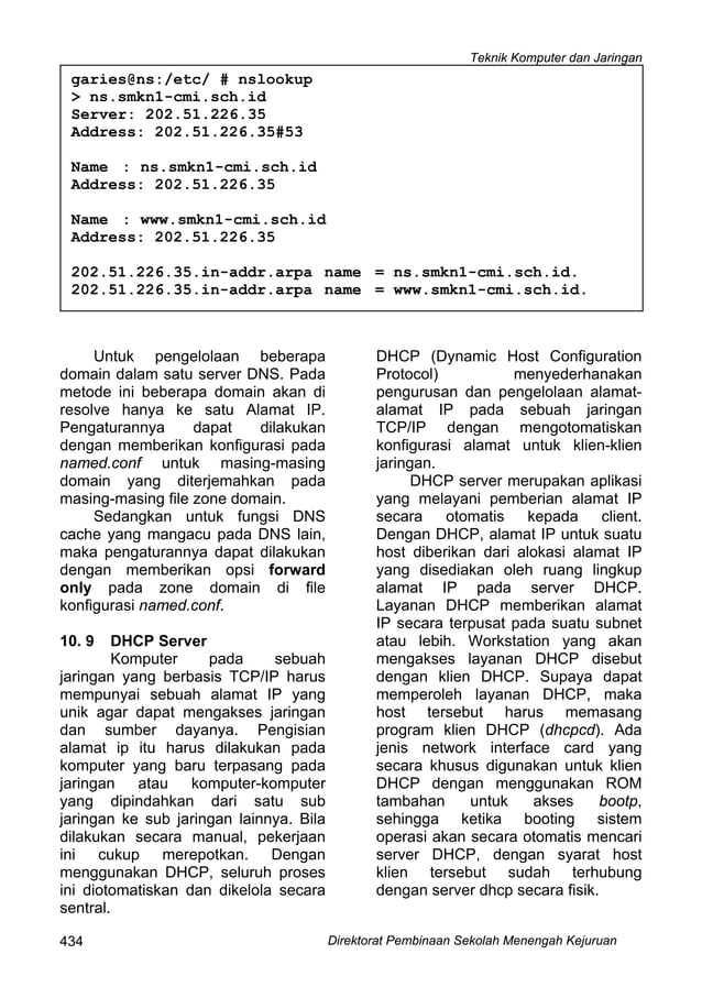 Pengelolaan server jaringan | PDF