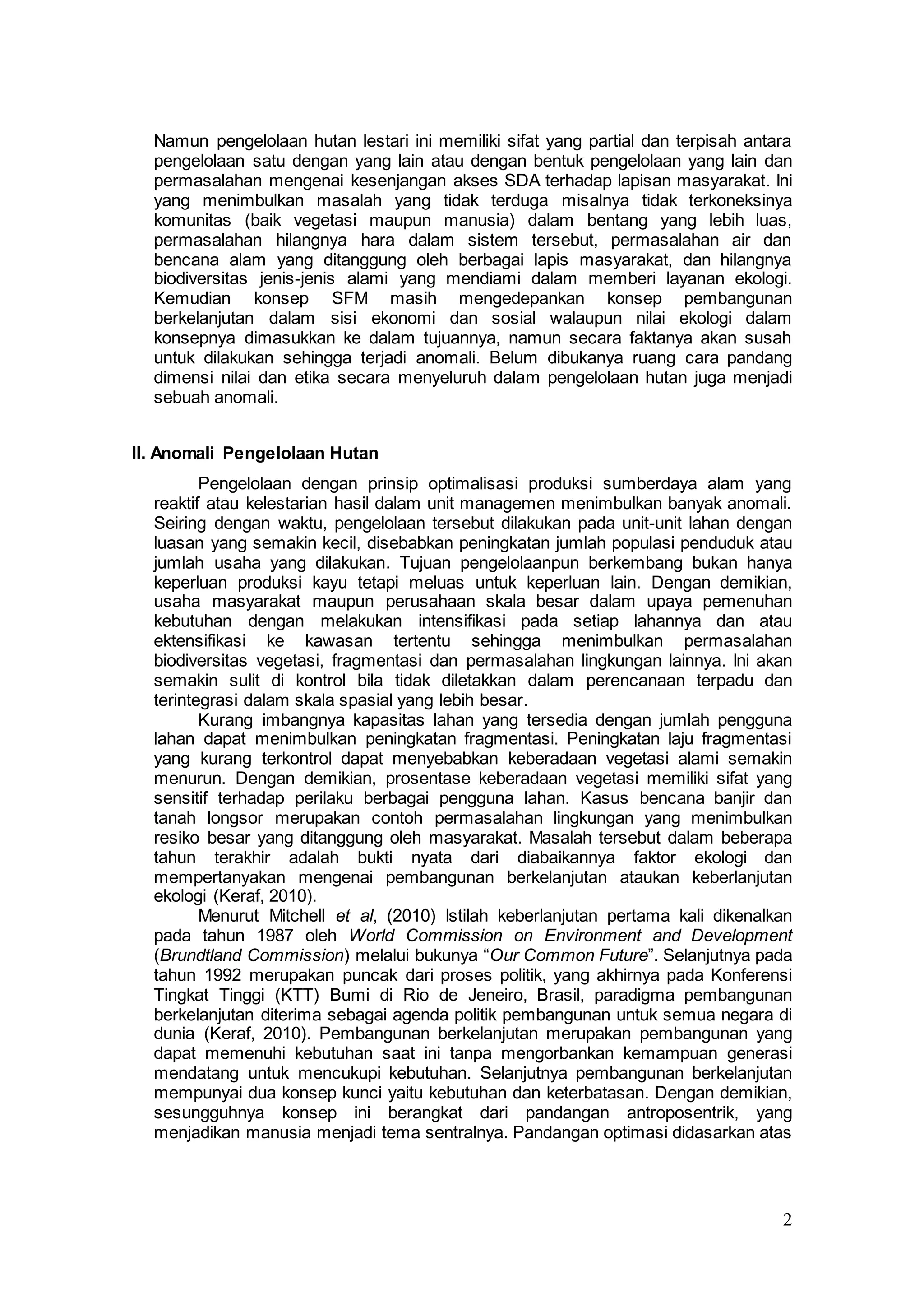 Pengelolaan sumberdaya lahan dan etika lingkungan paper etika e2 | PDF