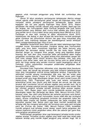 Pengelolaan sumberdaya lahan dan etika lingkungan paper etika e2 | PDF