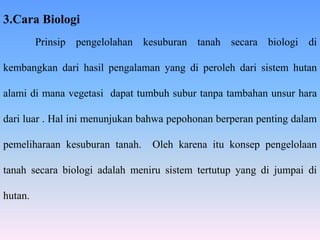 Pengelolaan tanah sulfat masam | PPTX