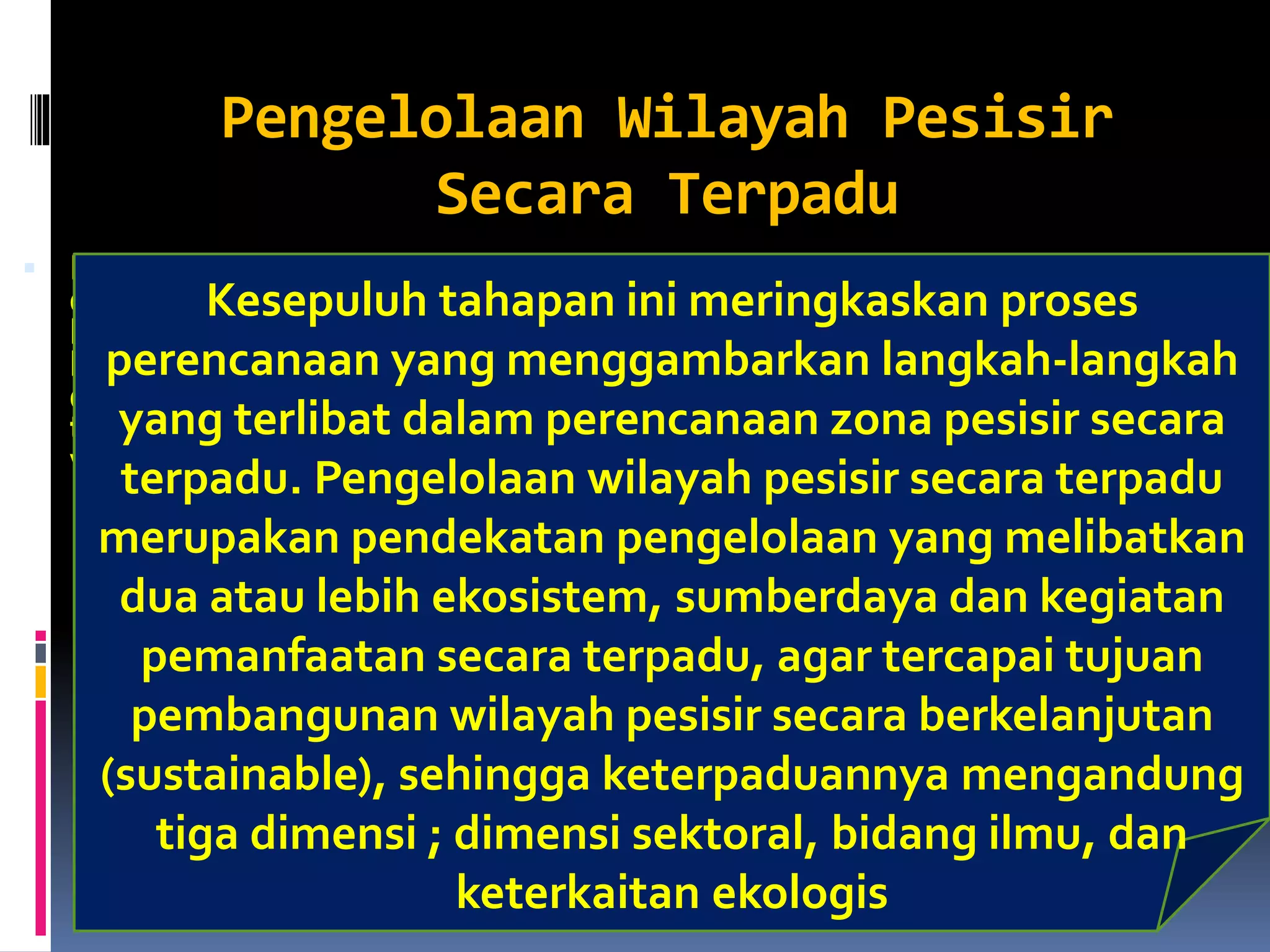 Pengelolaan wilayah pesisir secara terpadu I | PPSX
