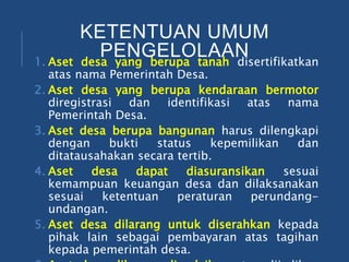 Pengelolan Aset Desa.pptx