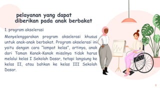 Pengelompokan dan program anak gifted dan talented | PPT