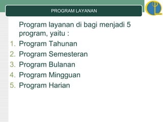 Pengelompokkan kegiatan bk dan program pelayanan | PPT
