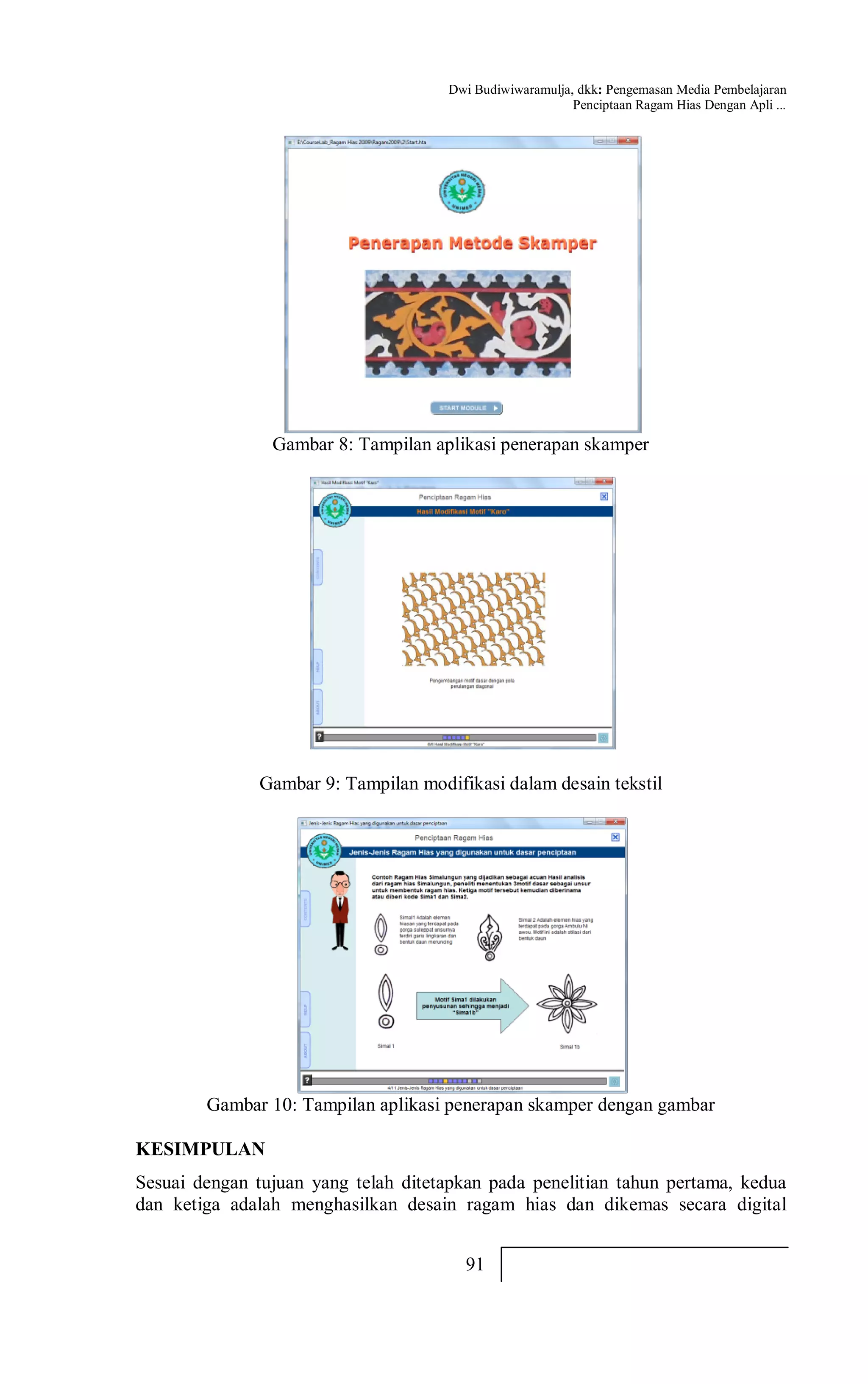 Pengemasan hasil penciptaan ragam hias | PDF