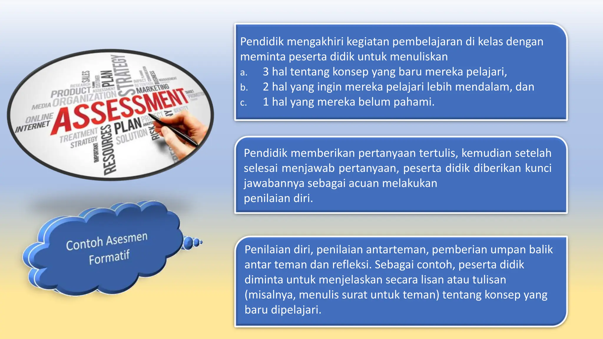 Assessment dalam kurikulum Merdeka melibatkan diagnostik dan kognitif ...