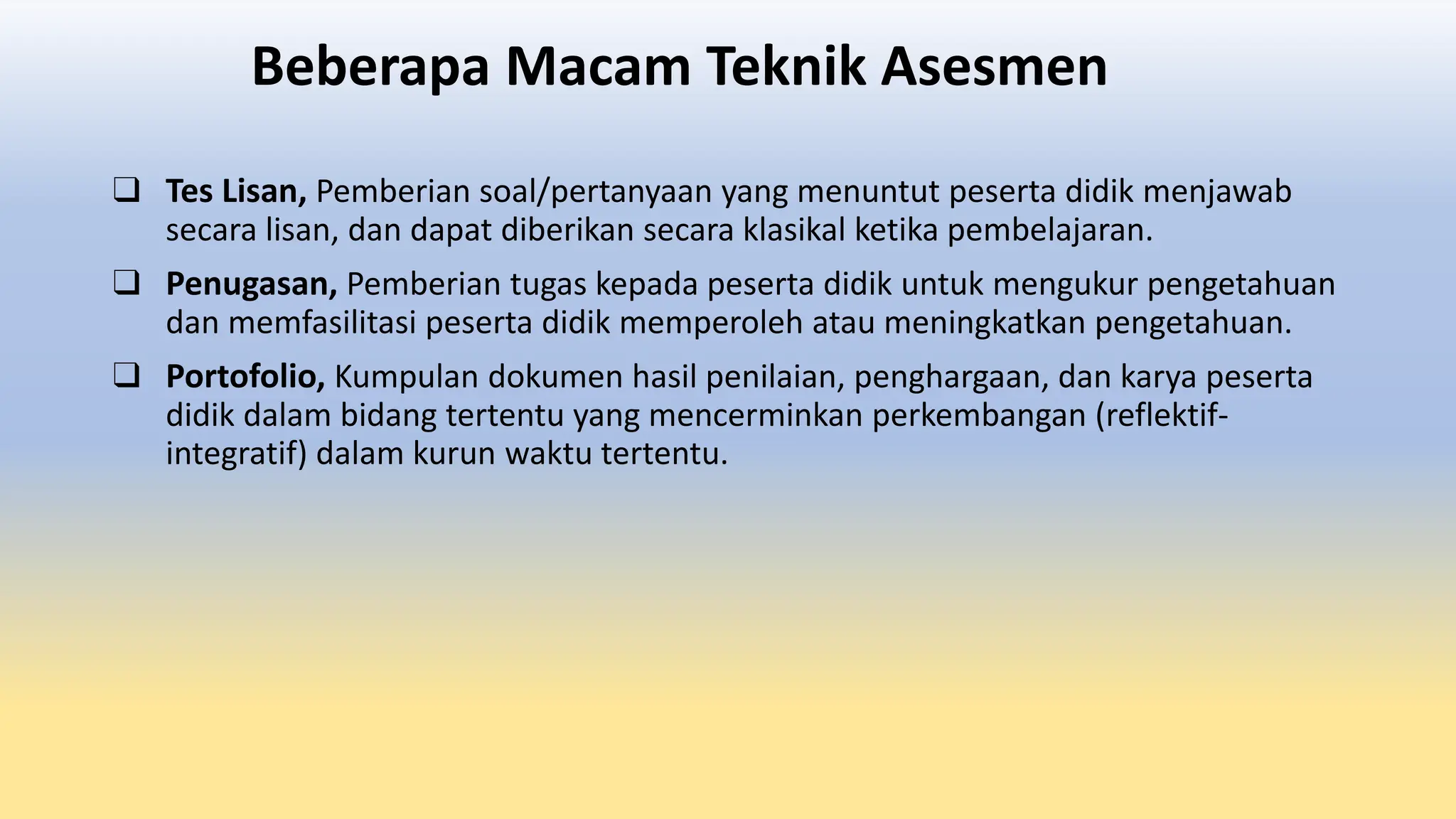 Assessment dalam kurikulum Merdeka melibatkan diagnostik dan kognitif ...