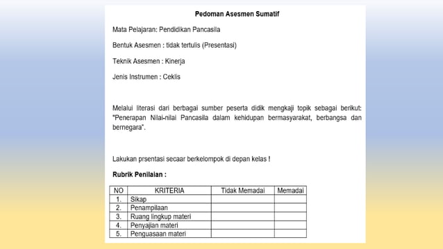 Assessment dalam kurikulum Merdeka melibatkan diagnostik dan kognitif ...