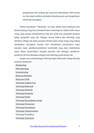 Pengembangan Konsep TIK | DOCX