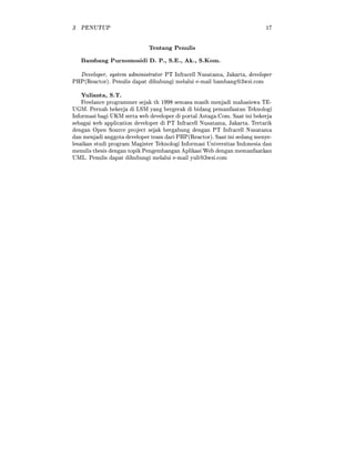 Pengembangan si-berbasis-opensource-devtools | PDF