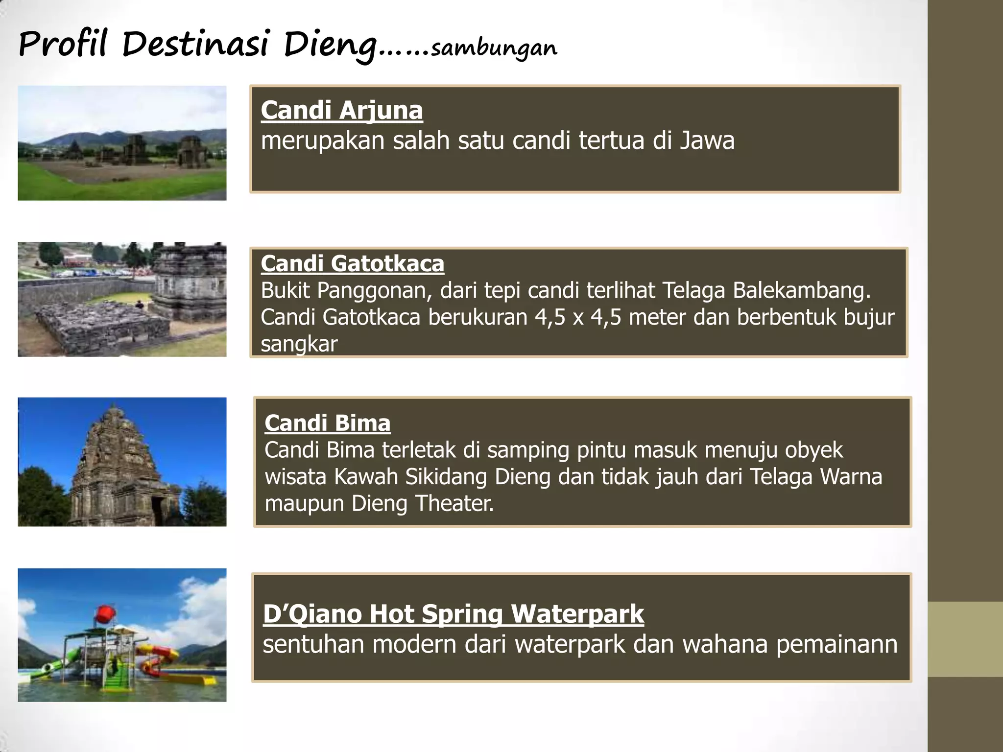 Pengembangana p ariwisata kspp dieng | PDF