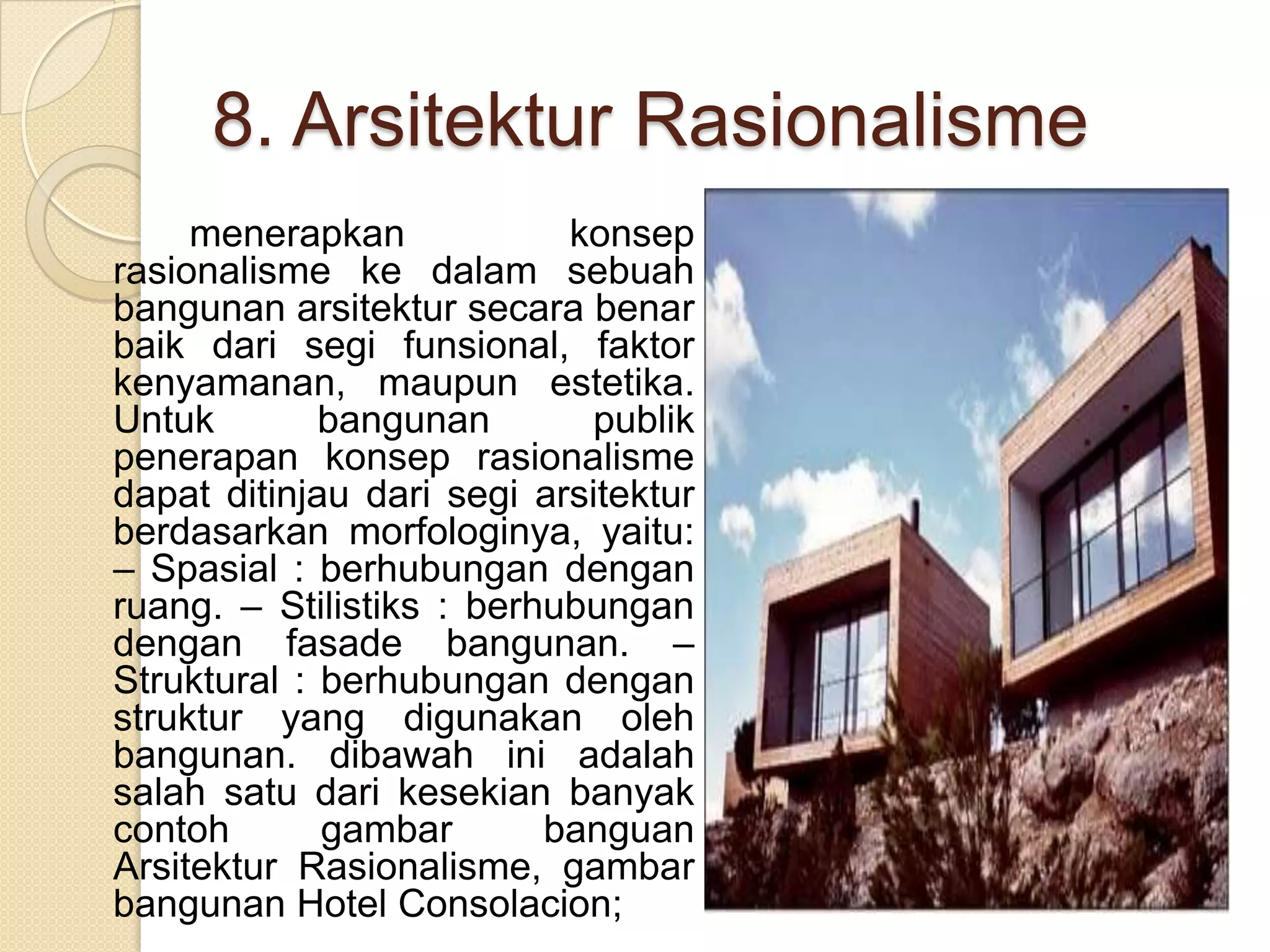 Pengembangan arsitektur sbg bidang ilmu(kel.9) | PPTX