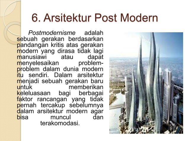 Pengembangan arsitektur sbg bidang ilmu(kel.9) | PPTX