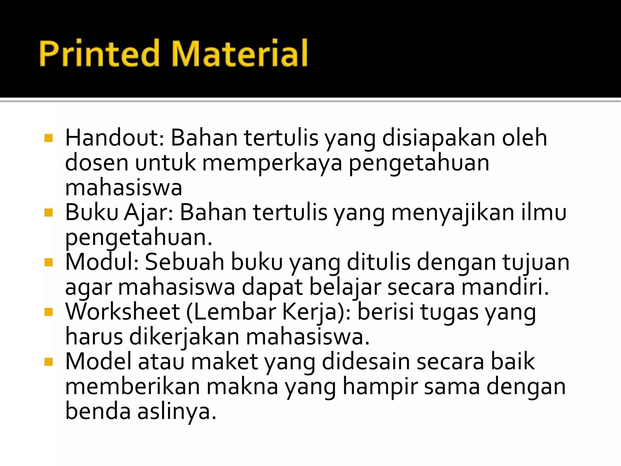 Developing Learning Material | PPT