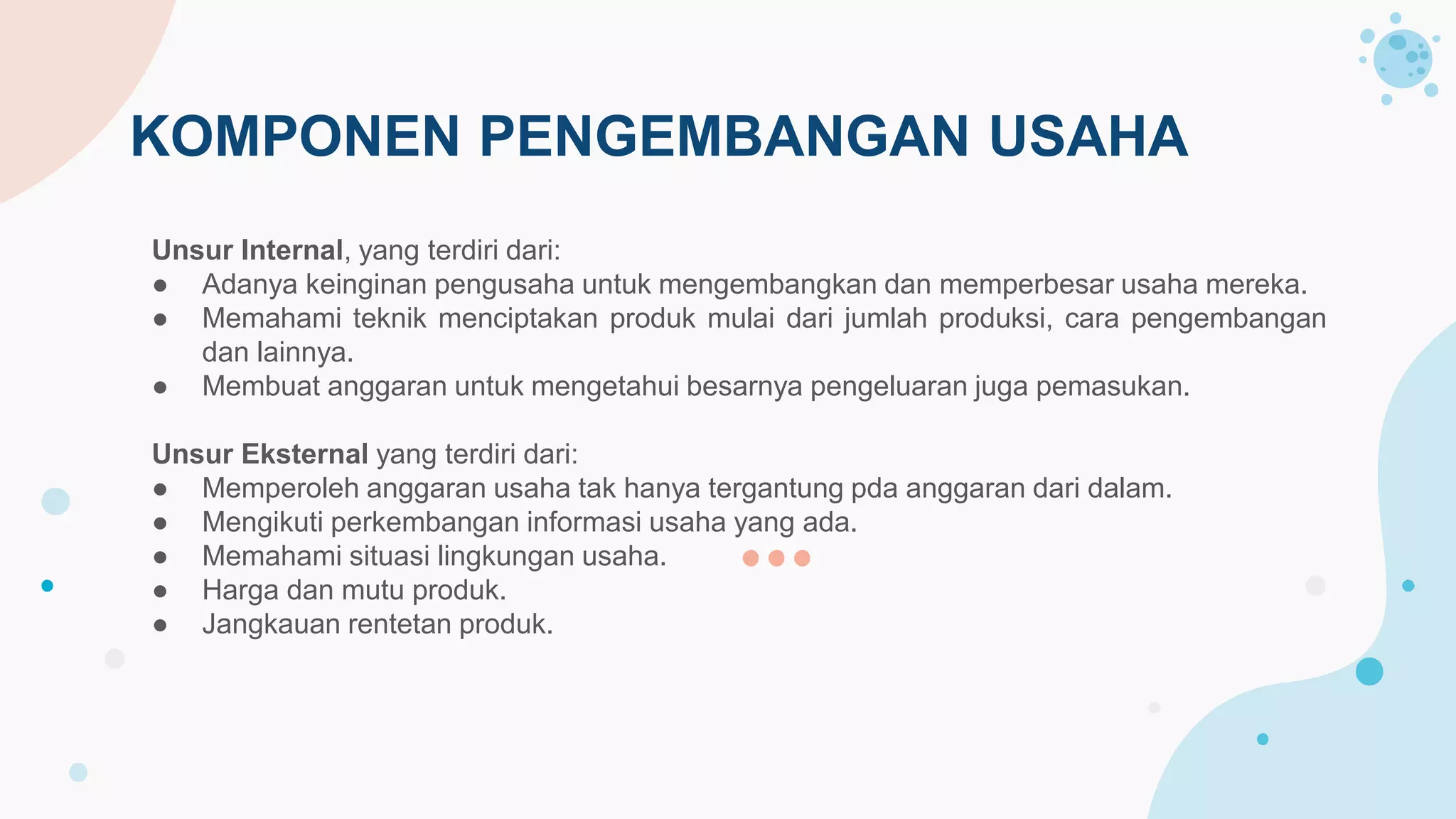 PENGEMBANGAN BISNIS | PPTX