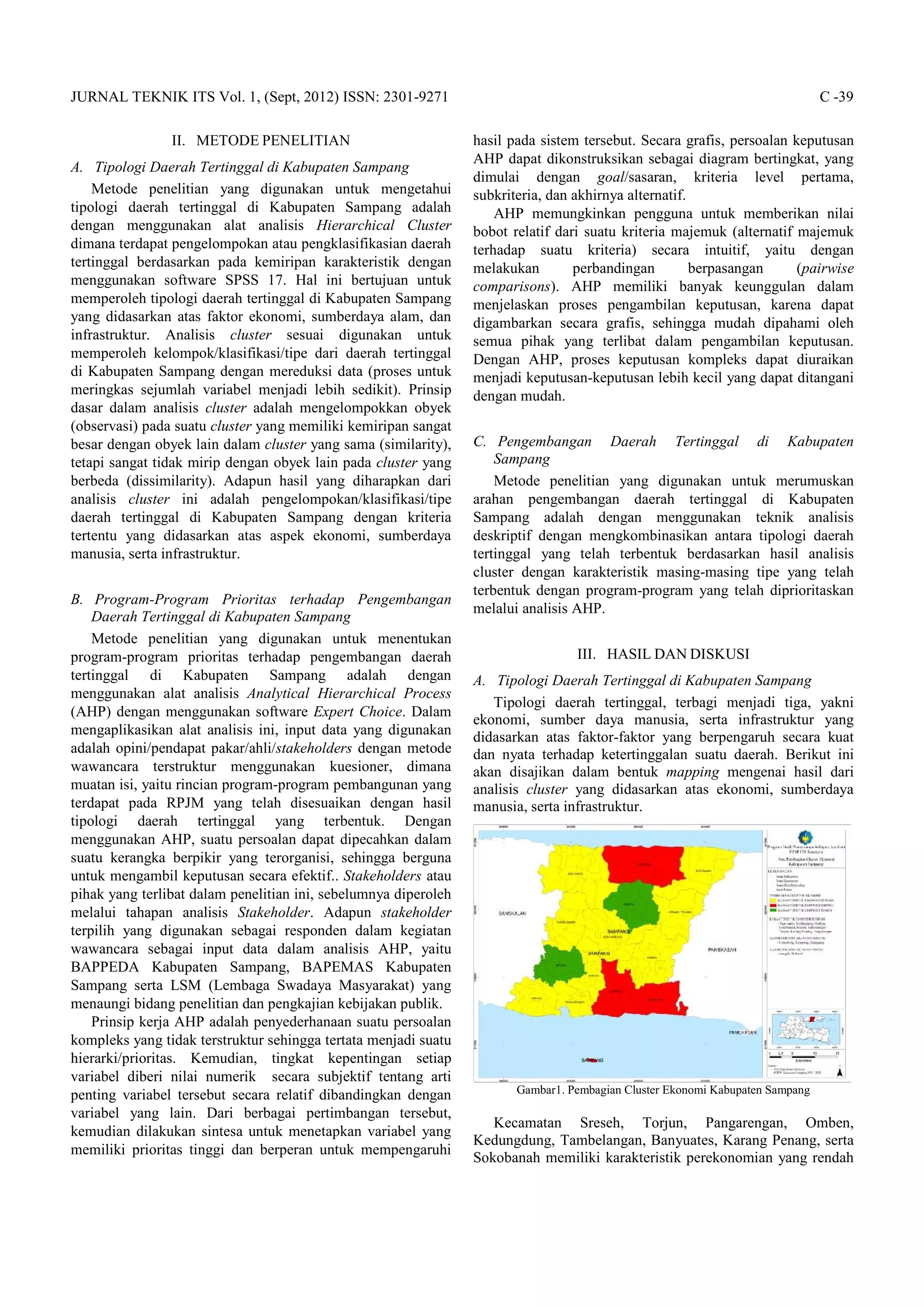 Pengembangan daerah tertinggal di | PDF