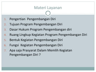 Pengembangan diri | PPT