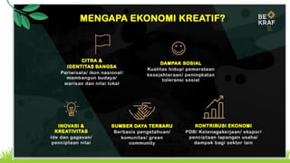 Pengembangan ekonomi kreatif desa | PDF