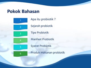 Pengembangan formula probiotik | PDF
